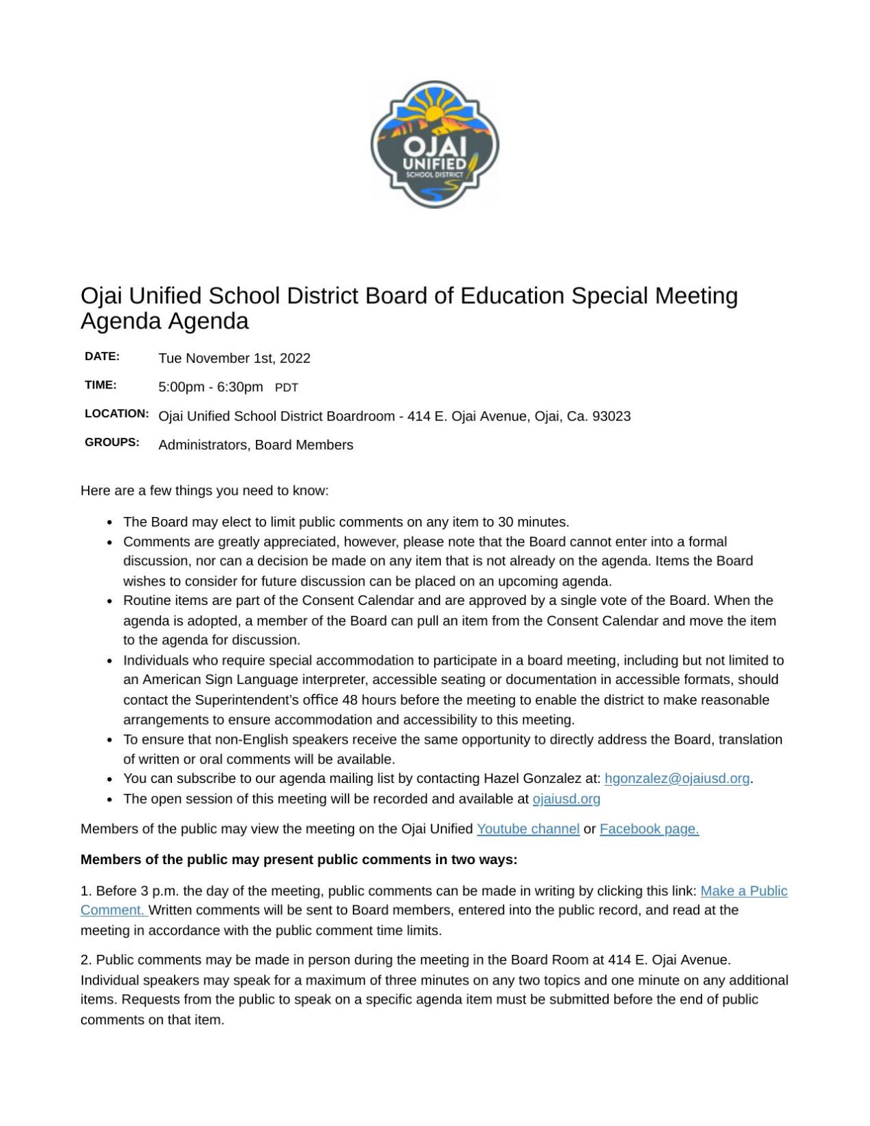 OUSD solvency concerns prompt special meeting - 5 p.m., Nov. 1 | News ...