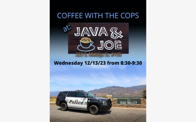 Get to know police at Coffee with the Cops | News | ojaivalleynews.com