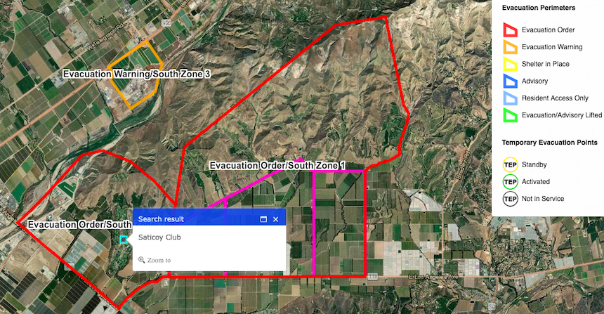All evacuation warnings for South Fire lifted on Dec. 10 | News ...