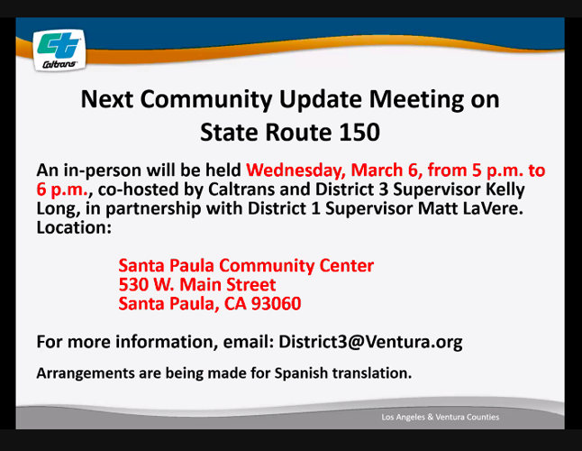 Second Hwy 150 mudslide meeting provided little new information ...