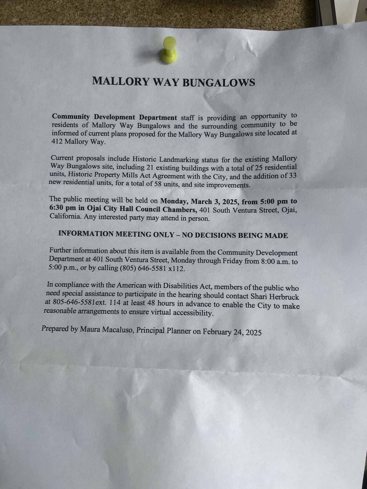 City to hold meeting about Historical Landmark proposal for Mallory Way ...