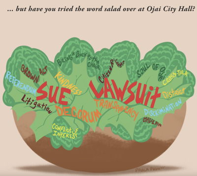 ...but have you tried the word salad over at Ojai City Hall ...