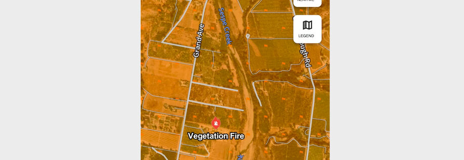 Farm machine fire in Santa Paula at 1:35 p.m. Jan. 11; smoking mulch ...
