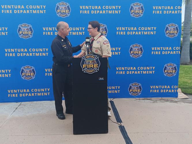 Boy Scout helps firefighters enhance rescue skills | News ...