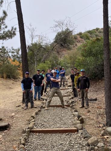 Eagle Scout rebuilds Wheeler Gorge stair path on winter solstice ...