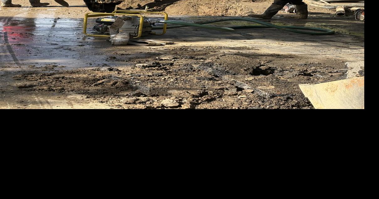 Water main break on Aliso street | Water | ojaivalleynews.com