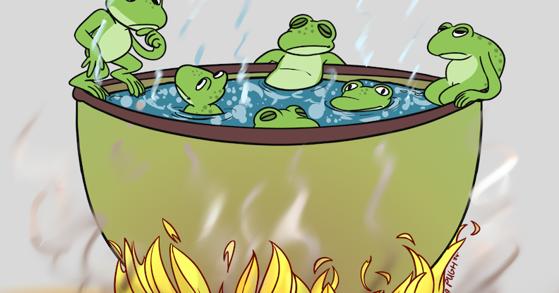 Ojai residents on slow boil | Editorial Cartoon | ojaivalleynews.com