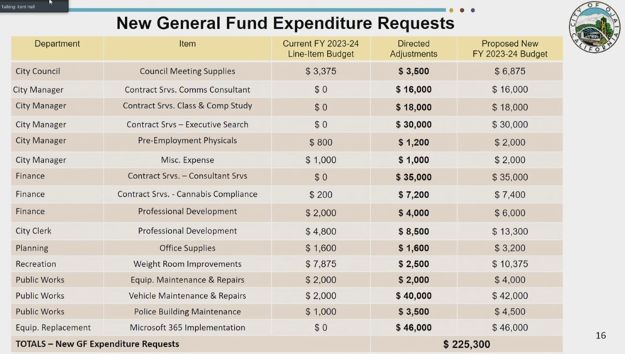Council approves $406K in additional expenses for current year ...