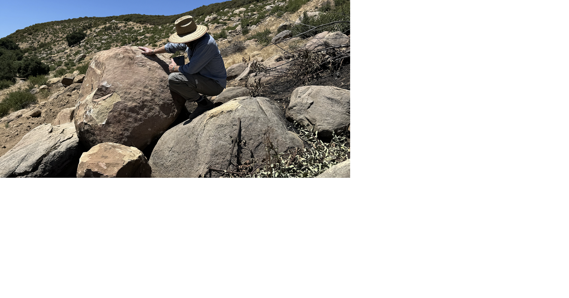 Fire in Upper Ojai fuel break ignited by apparent rockfall ...