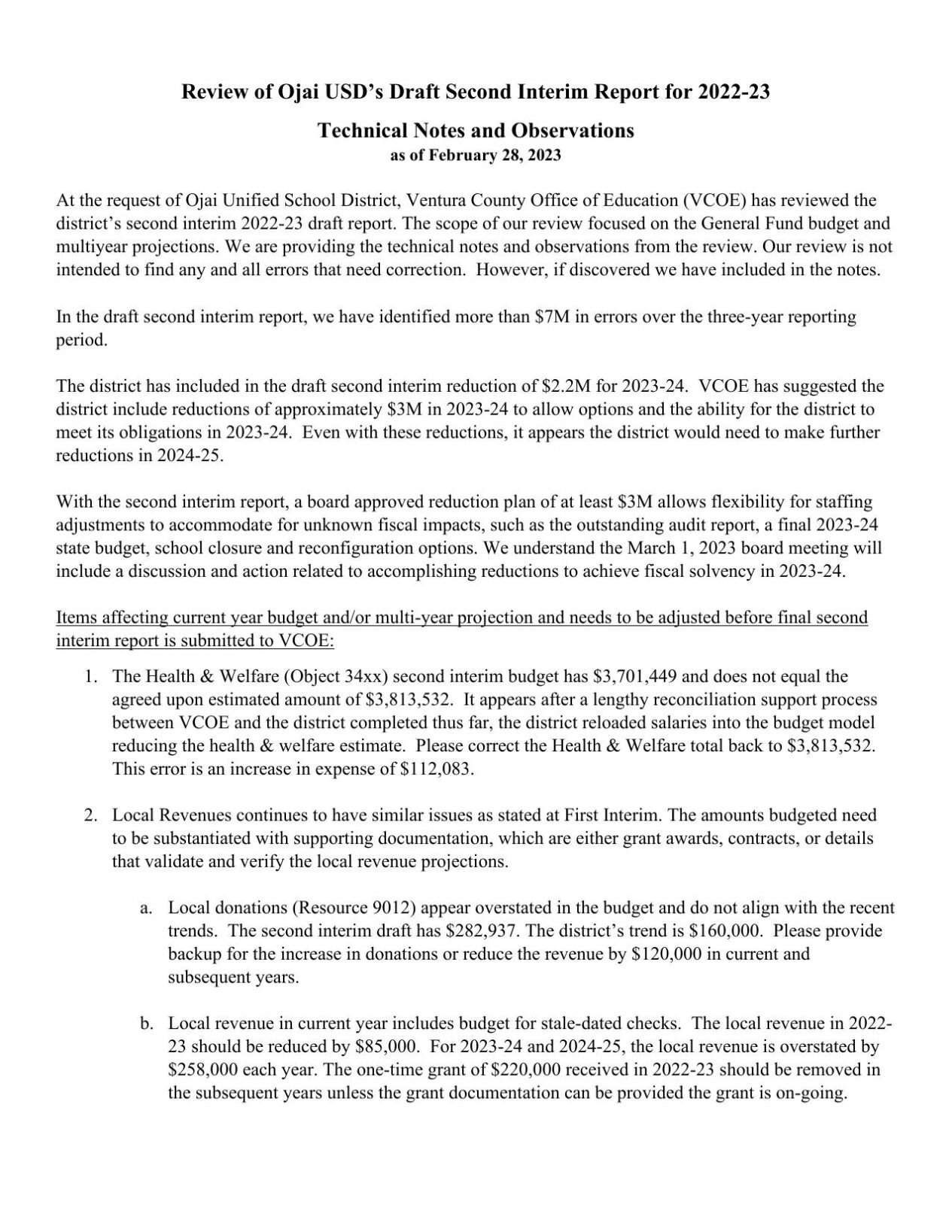 County identifies $7 million in ‘errors’ in OUSD draft budget report ...