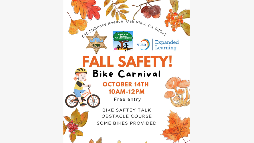 Fall bike safety carnival rolls into Oak View | News | ojaivalleynews.com