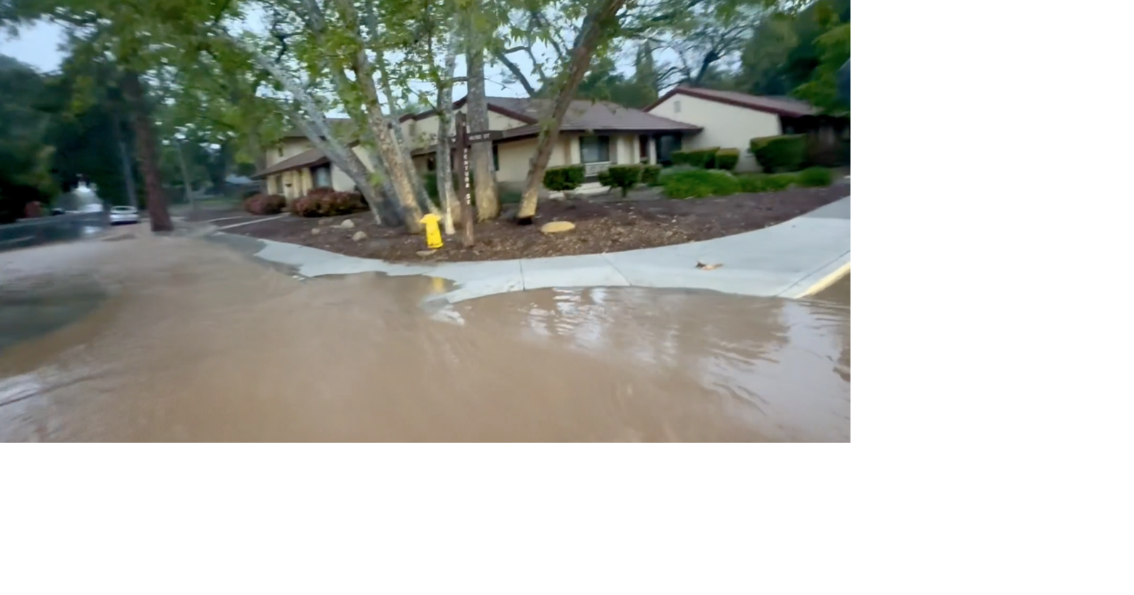 Water main on East Aliso Street ruptures | News | ojaivalleynews.com