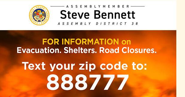 Assemblyman Steve Bennett shares emergency fire resources | News ...