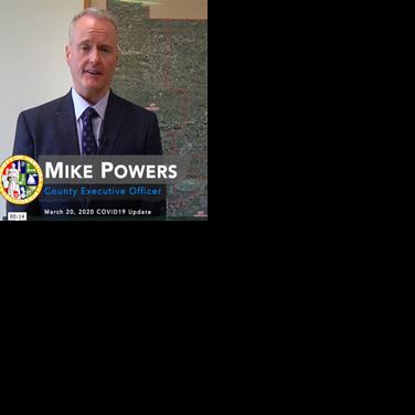 Ventura County CEO Mike Powers video March 20 video message: 'We are at ...