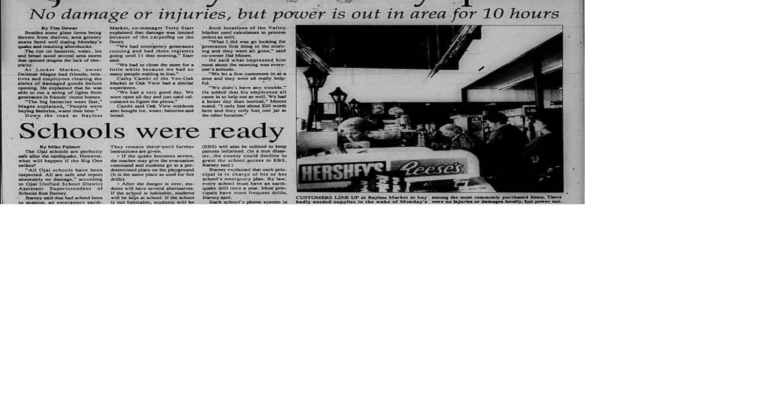 30th anniversary of Northridge earthquake | County | ojaivalleynews.com