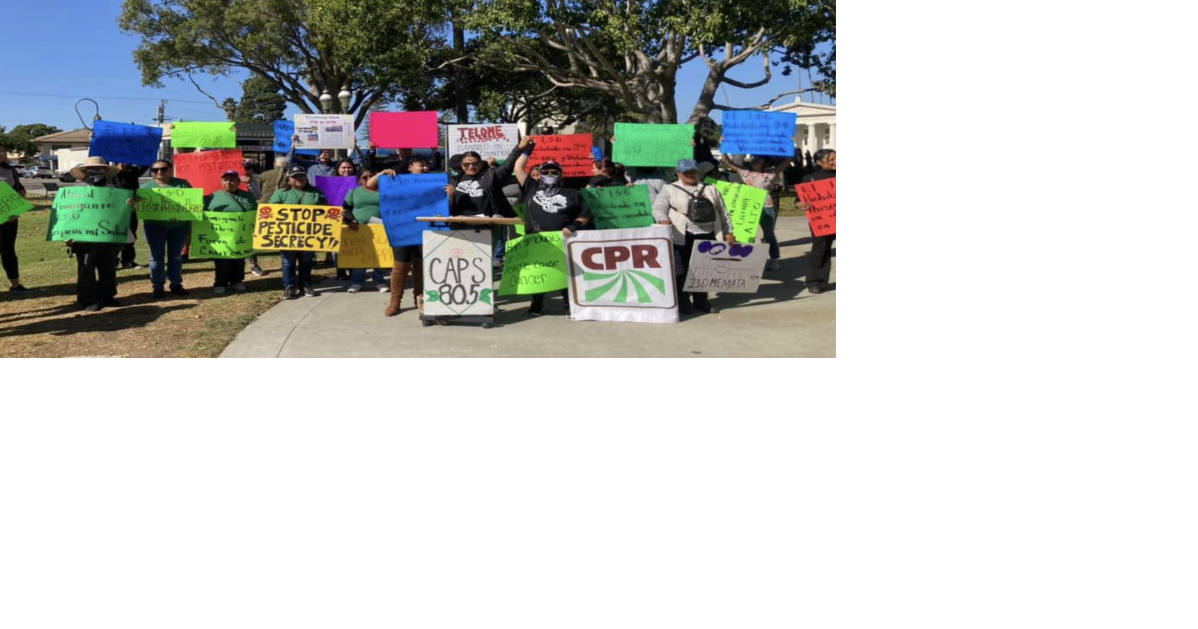 New pesticide regulations lead to protests against ‘environmental ...