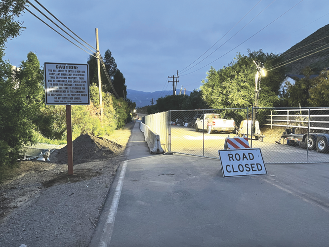Highway 150 slide footpath opens | News | ojaivalleynews.com