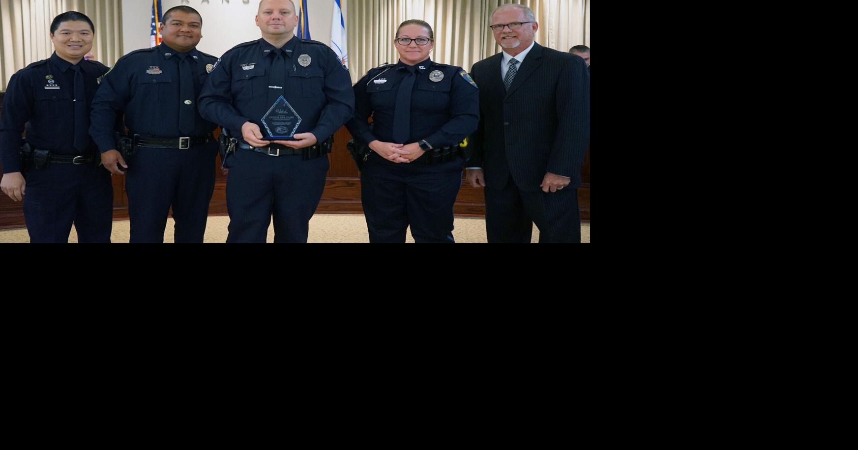 Officer Clark receives one award, up for another | School News ...