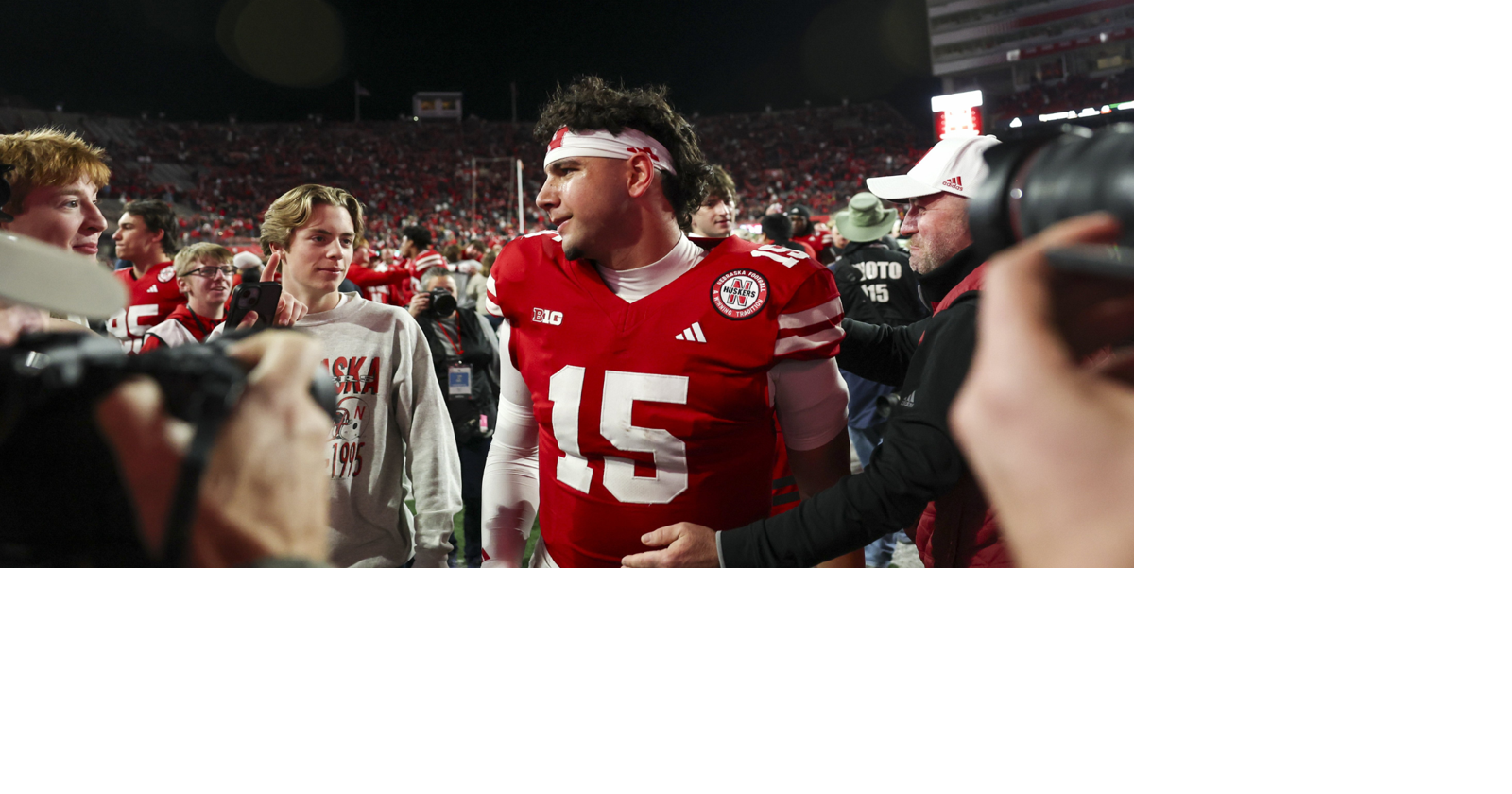 Matt Rhule: Nebraska quarterback Dylan Raiola is ‘all in for us’ ahead of bowl game