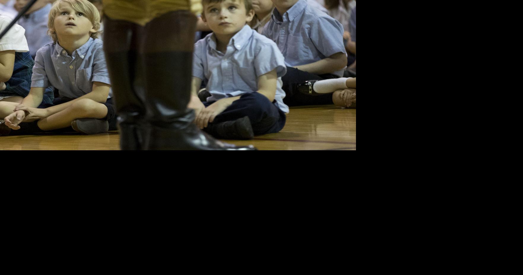 George Washington impersonator brings kids face to face with Founding ...