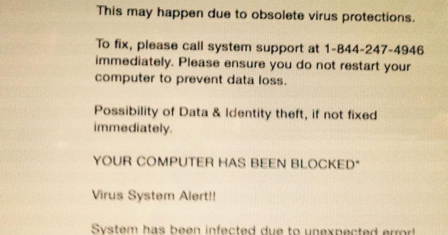 Scam alert: Did a virus warning pop up after your computer locked up ...