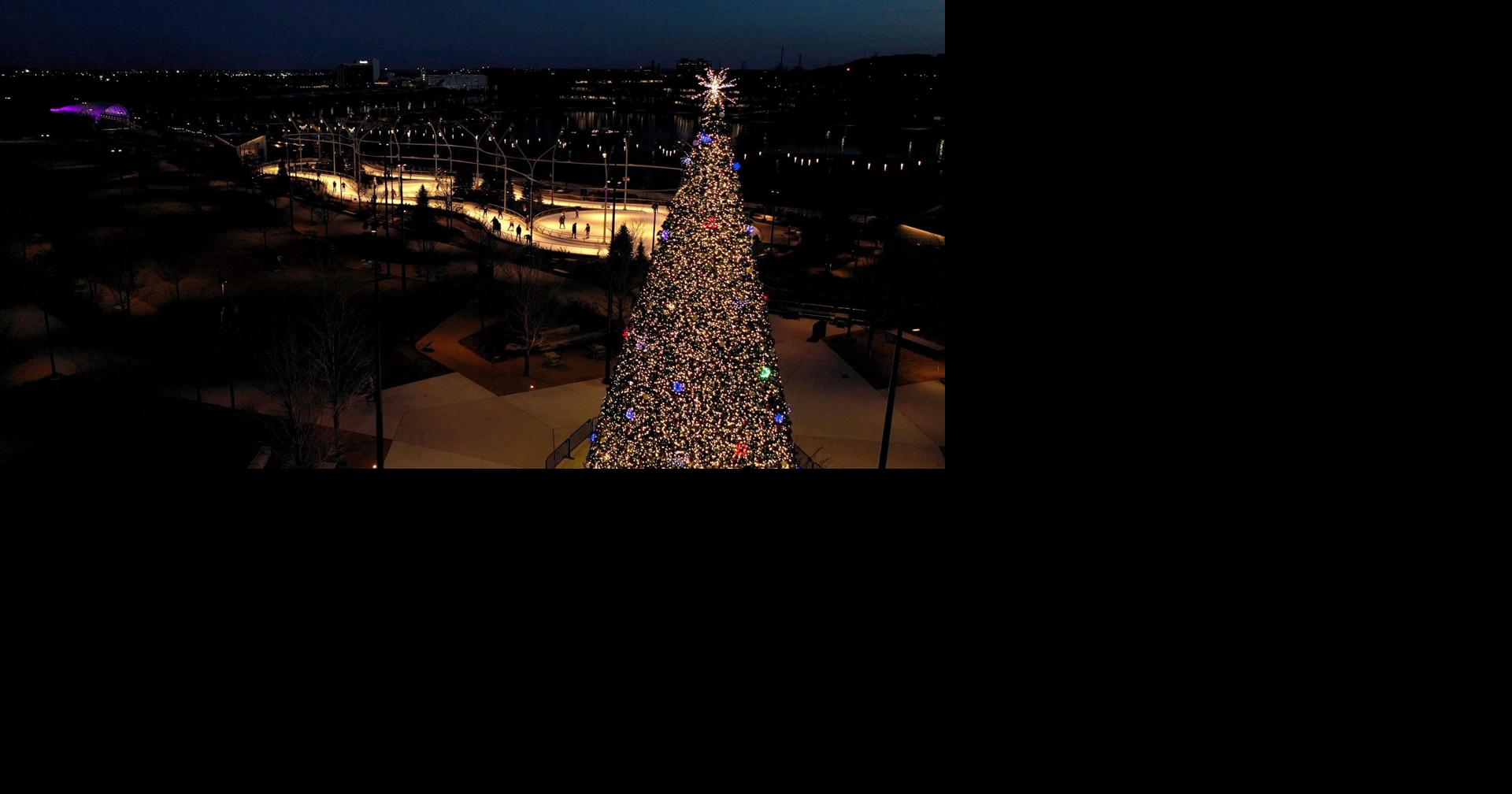 Holiday lights twinkle over Omaha