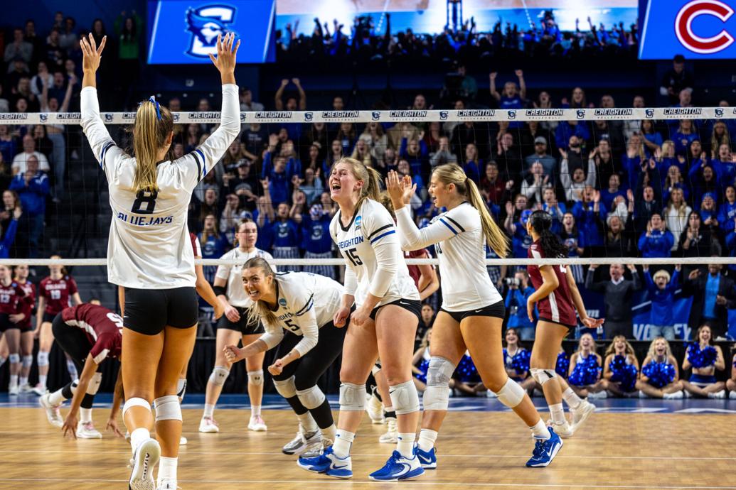 Creighton defeats Colgate in NCAA volleyball tournament