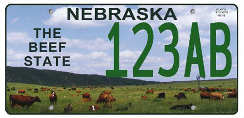 'Beef State' Nebraska license plates now available - Omaha.com: Nebraska