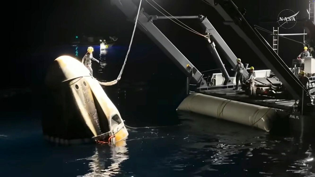 NASA completes first medical evacuation from ISS