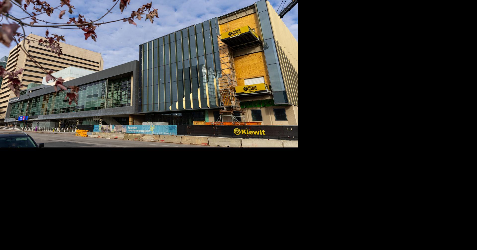 Tenaska Center construction reaches landmark