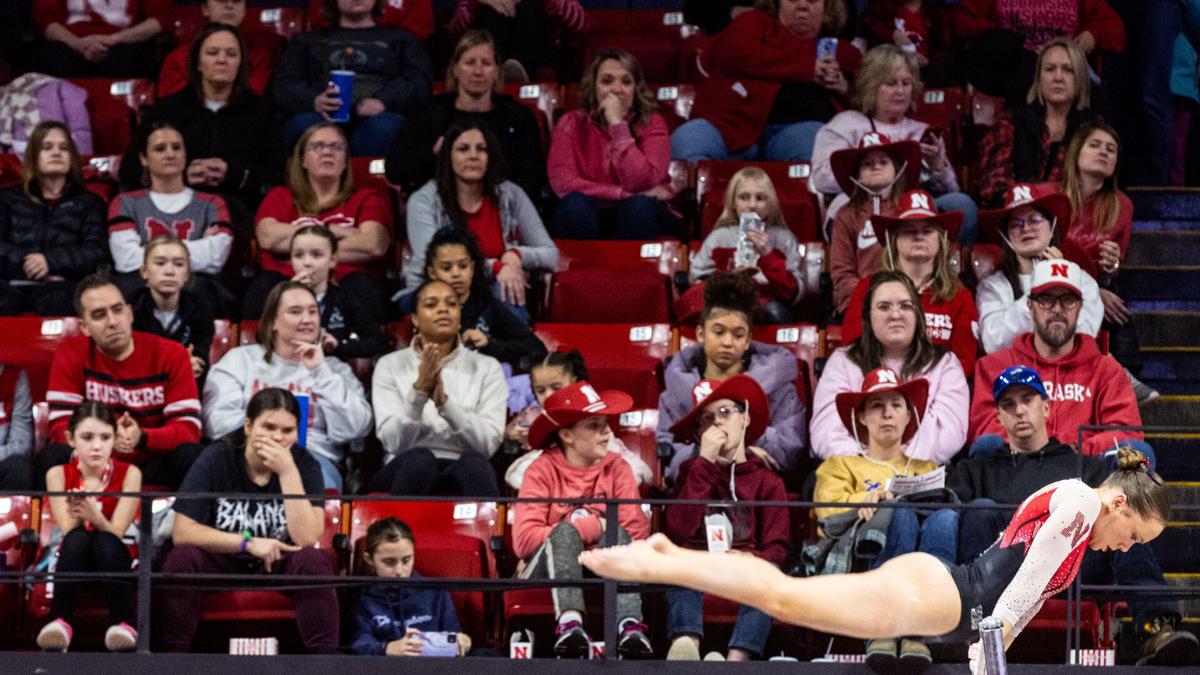 Photos: Nebraska women's gymnastics hosts Michigan
