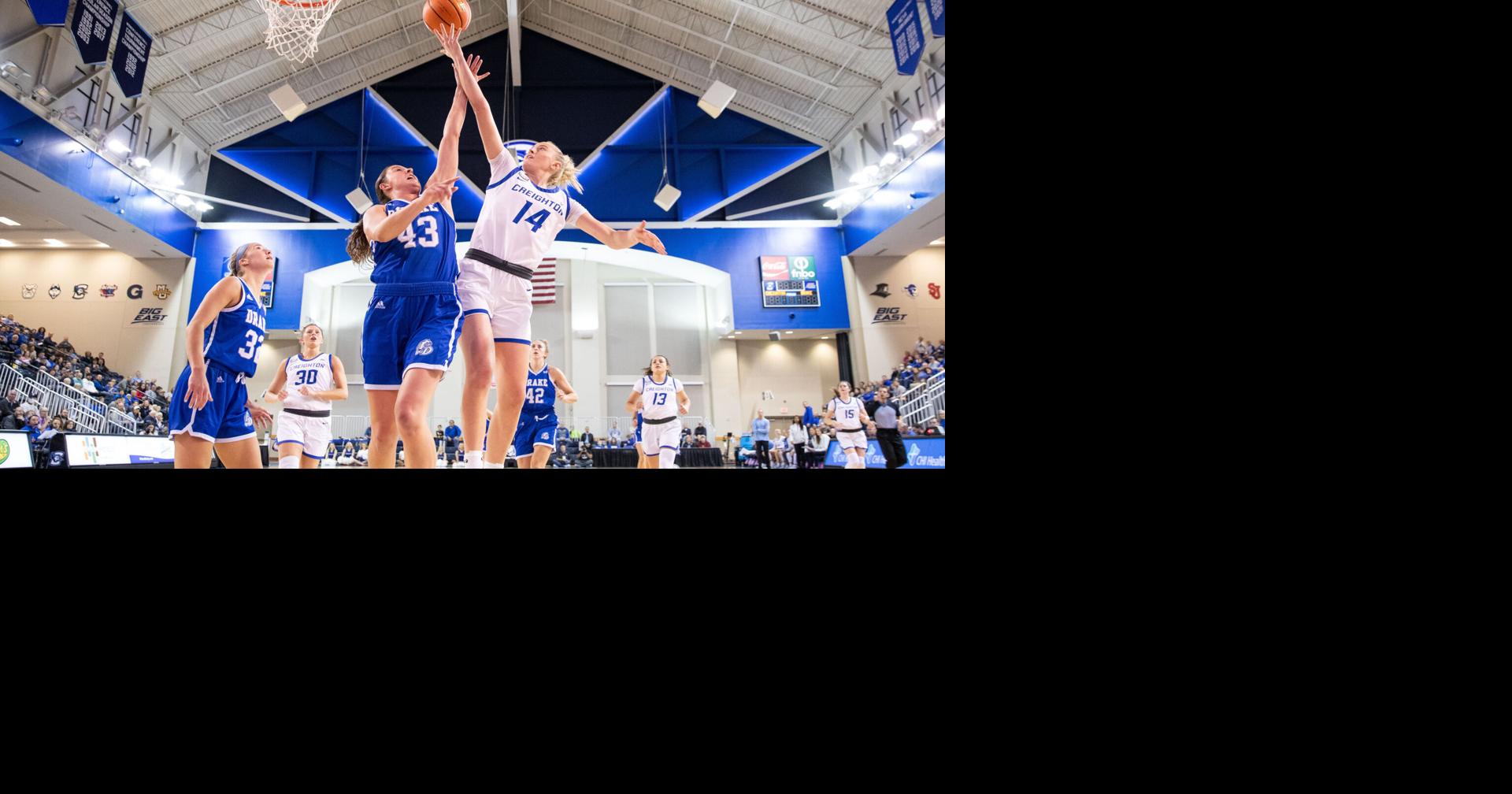 Morgan Maly’s career night helps Creighton hold off furious Drake rally