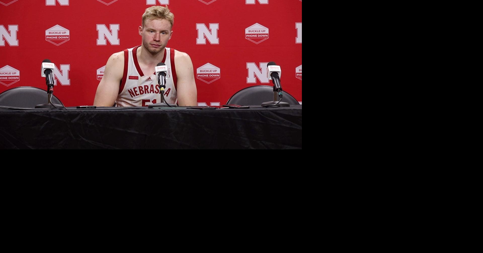 Nebraska's Rienk Mast press conference after defeating Cal State Fullerton