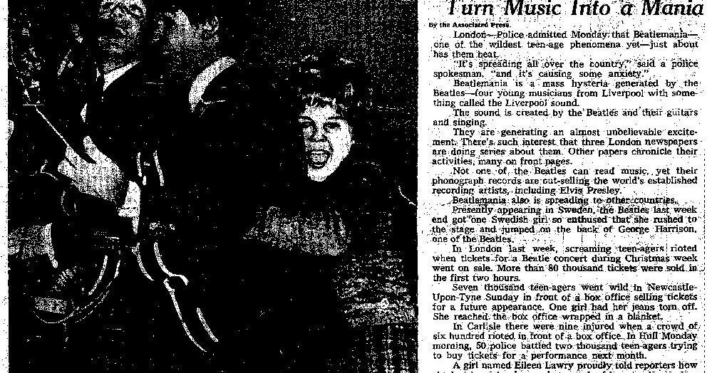 ‘Beatlemania is a mass hysteria’: The World-Herald kept tabs on the Fab ...