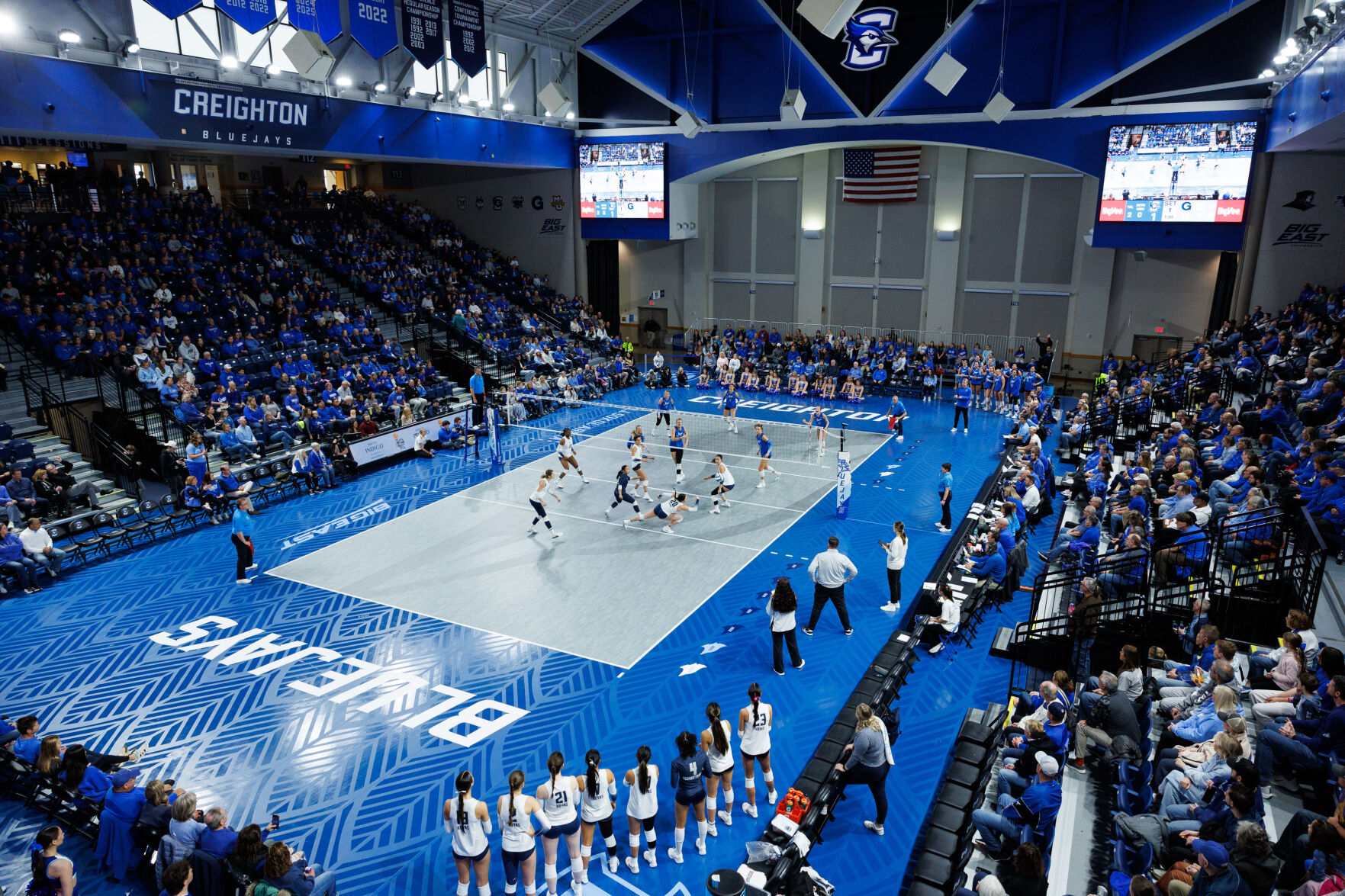 Photos: Creighton volleyball hosts Georgetown