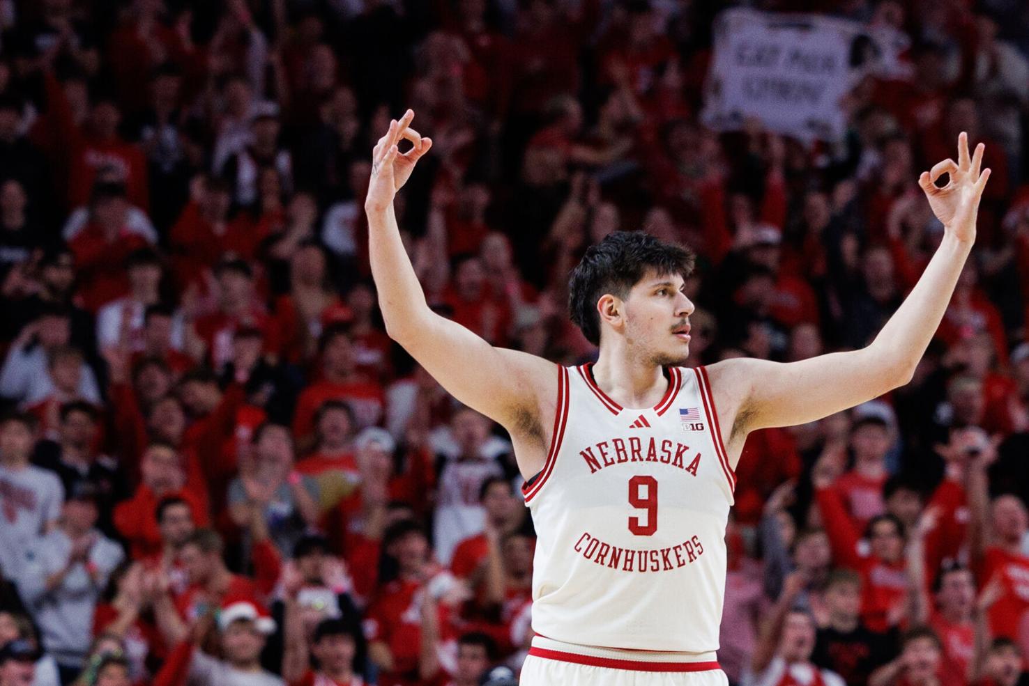 Nebraska basketball's Pryce Sandfort gets Big Ten acolade