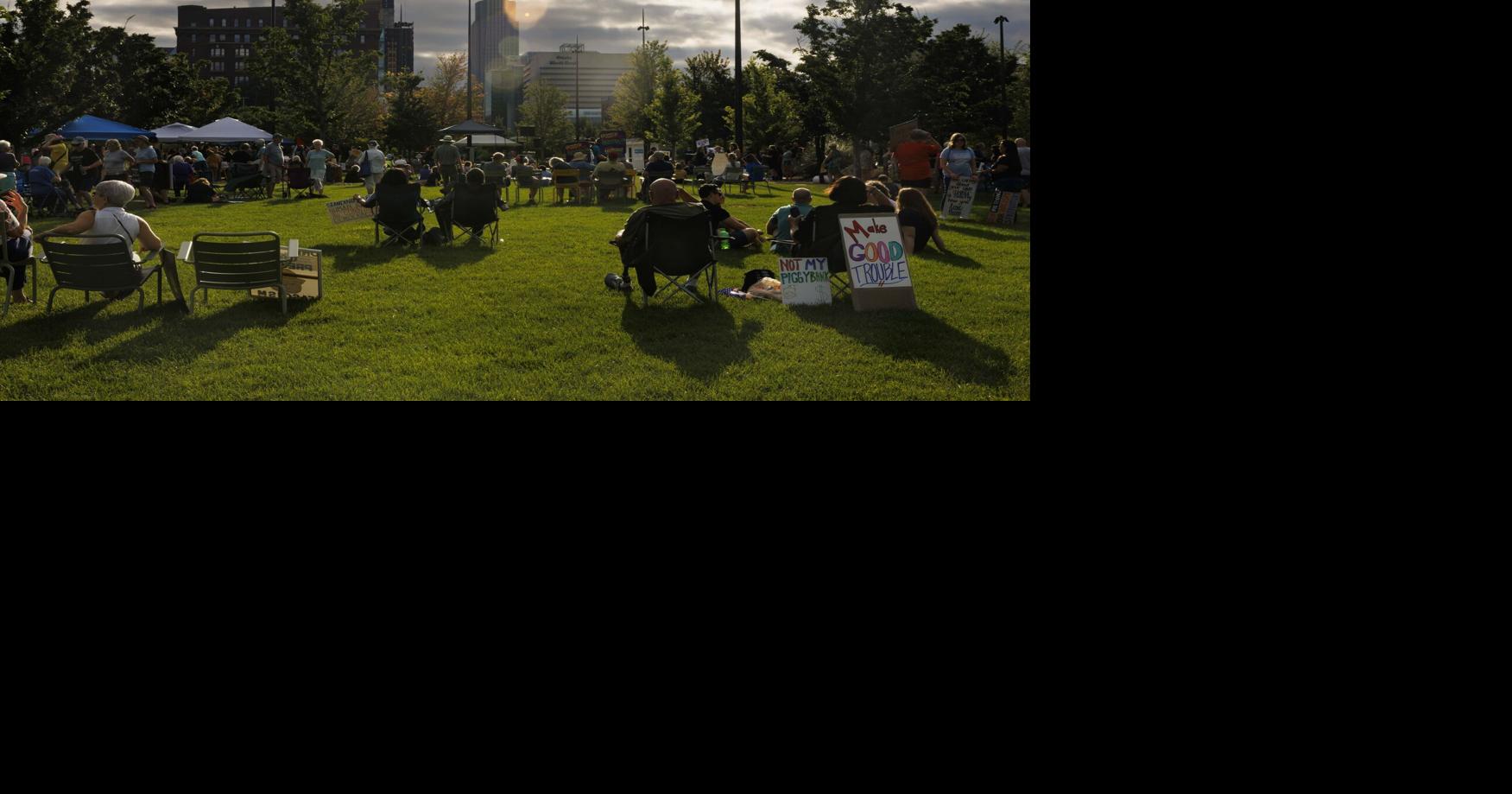'Good Trouble Lives On' protest in Omaha focused local issues