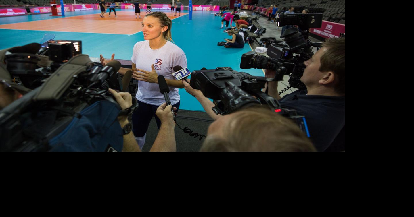 Former Husker volleyball players glad to be back in familiar arena