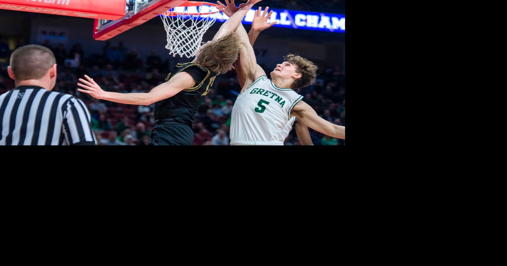 Class A: Landon Pokorski's late basket seals Gretna's first round win ...