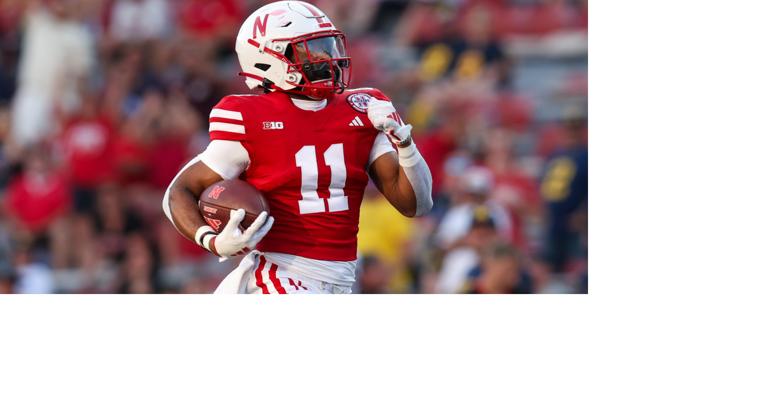 Joshua Fleeks makes first Nebraska highlight at running back