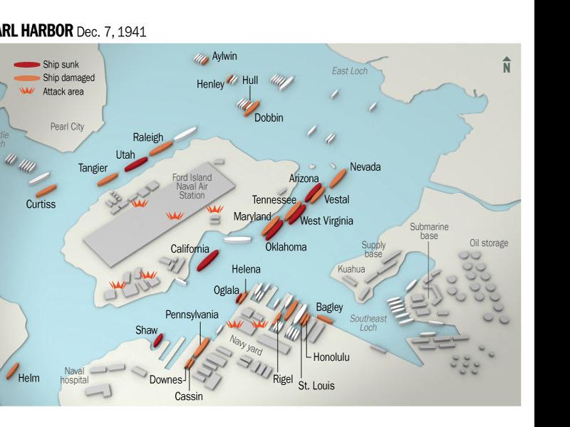 Timeline of Pearl Harbor attack: What happened on Dec. 7, 1941 ...