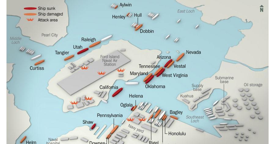 map of pearl harbor coloring pages