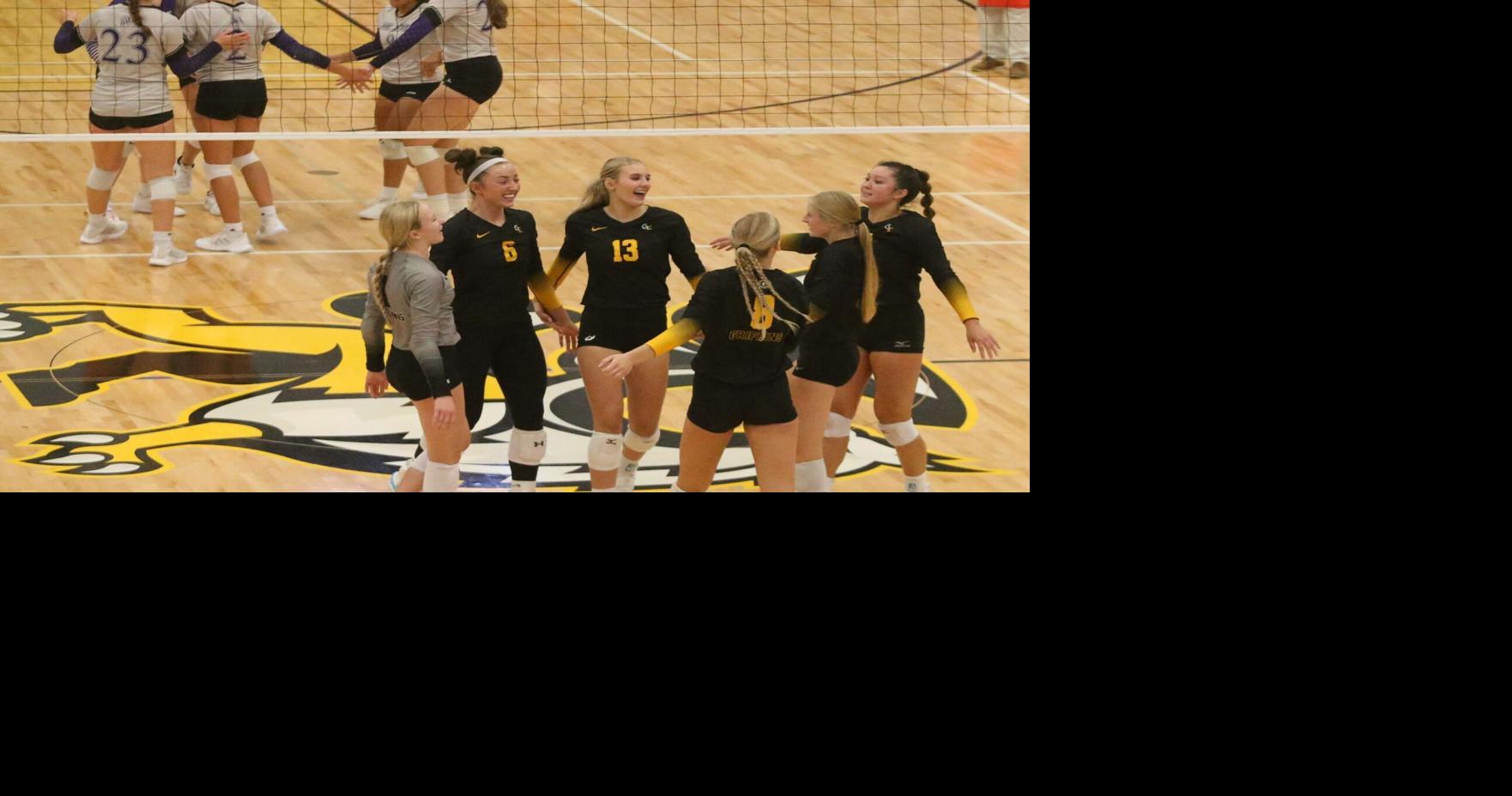 VOLLEYBALL: Griffins glide past Bears for first win in program history