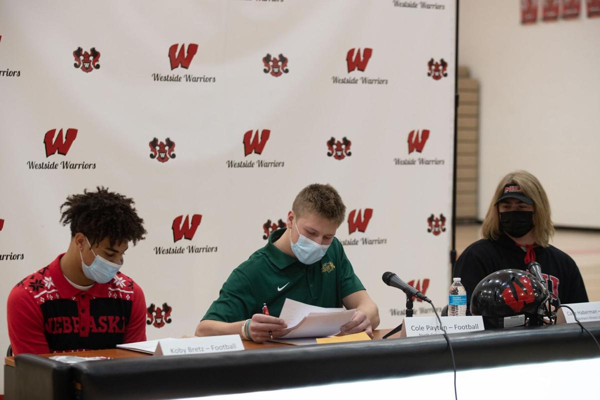 Westside's Koby Bretz, Cade Haberman and Cole Payton 'grateful' to sign ...