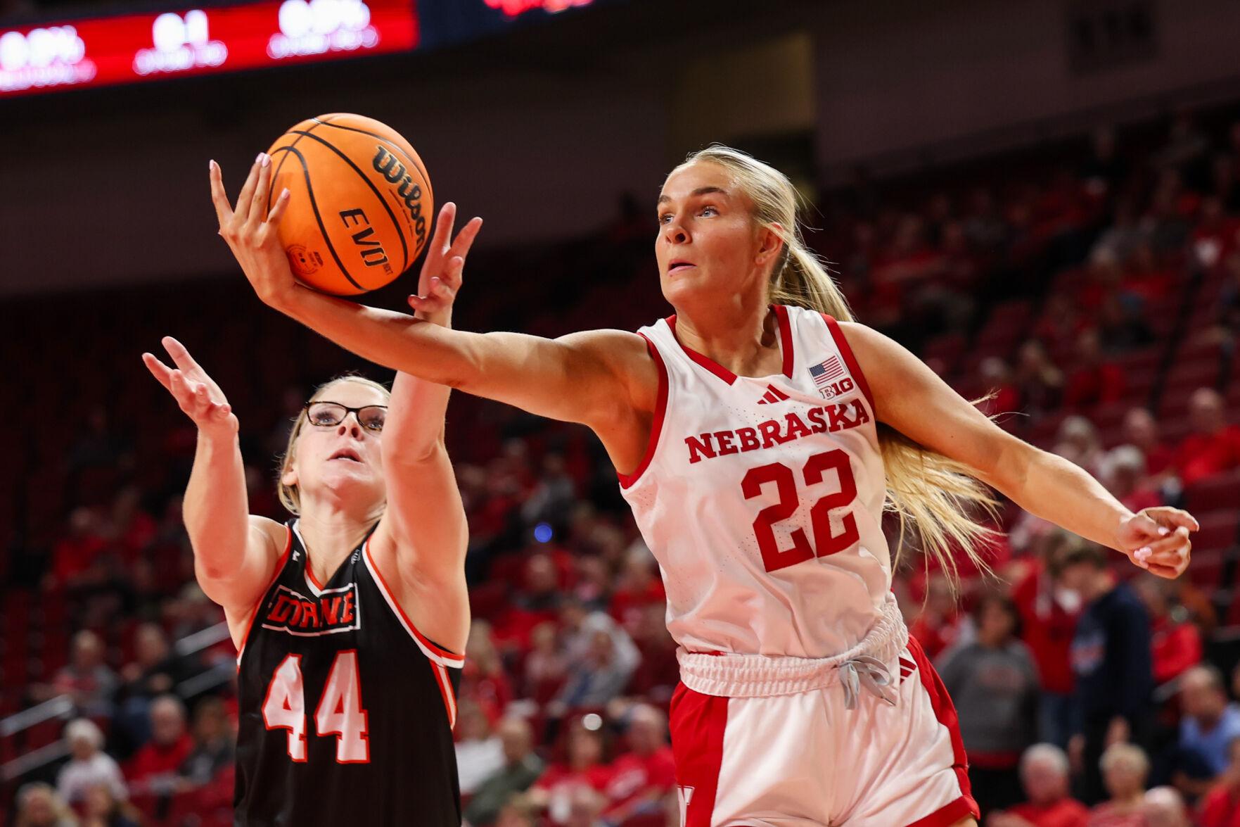 Alexis Markowski, Britt Prince lead Nebraska women's basketball to exhibition win vs. Doane