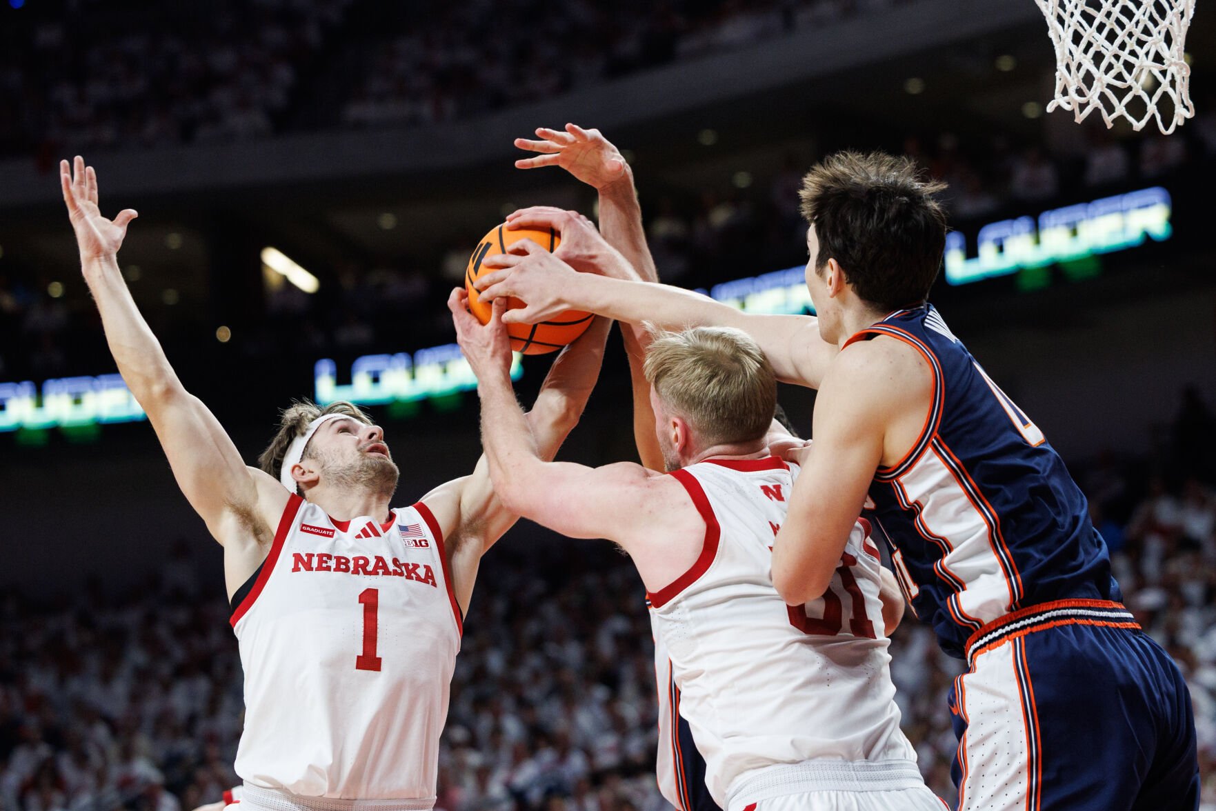 Photos: Nebraska men's basketball hosts Illinois