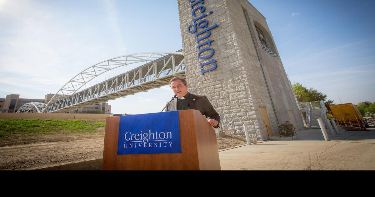 Bridging past, present, future: Creighton president blesses new ...