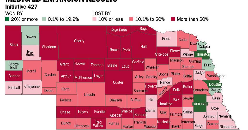 Rural-urban divide shows in Nebraska vote to approve Medicaid expansion