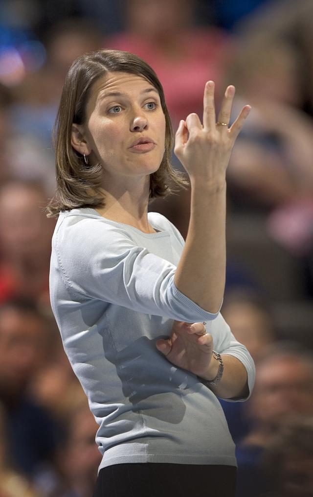 Creighton volleyball coach Kirsten Bernthal Booth steps down