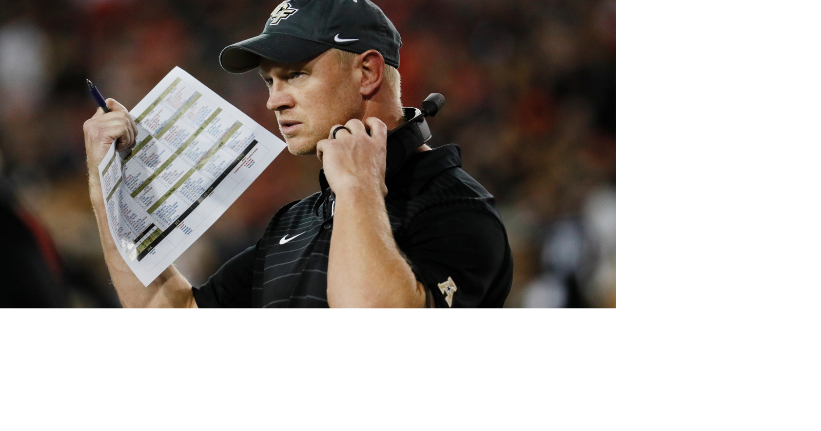 Former Nebraska coach Scott Frost reintroduced at UCF